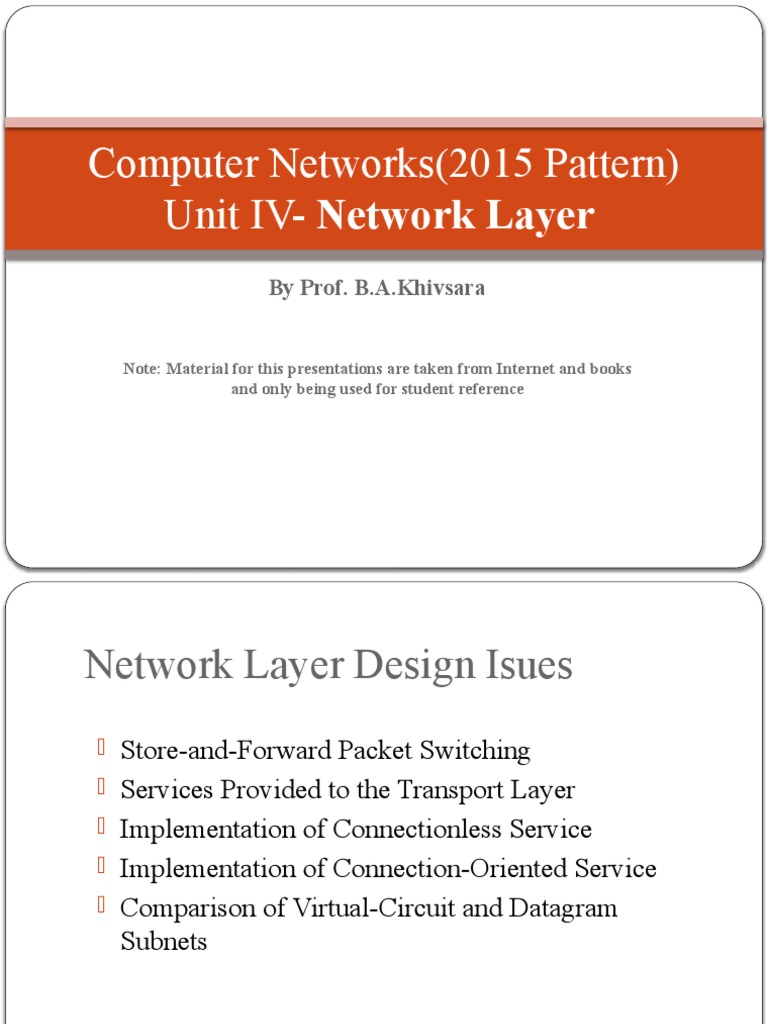 Network Layer Unit IV | PDF | Routing | I Pv6 Network Layer Unit IV | PDF | Routing | I Pv6