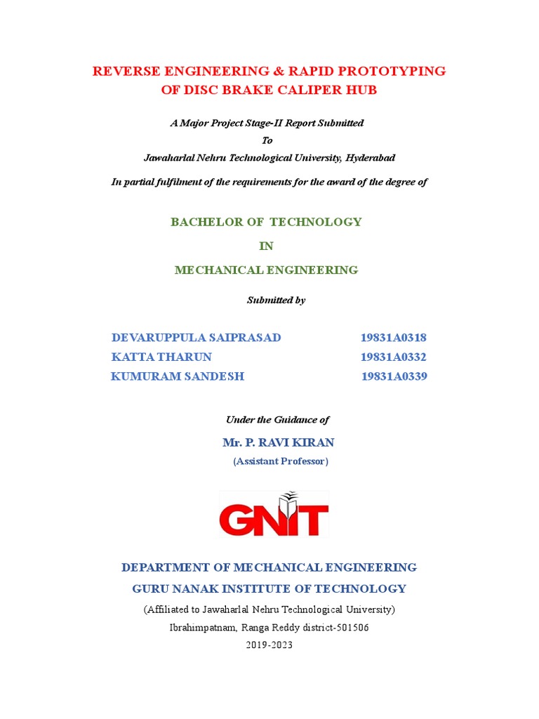 Major Project - Reverse Engineering | Download Free PDF | Piston | Computing