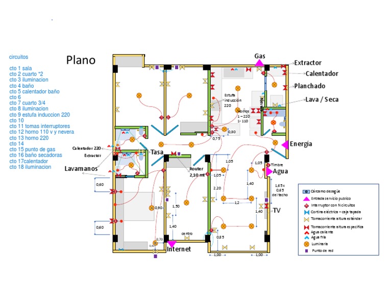 Plano Apto Electrico Vergel | PDF