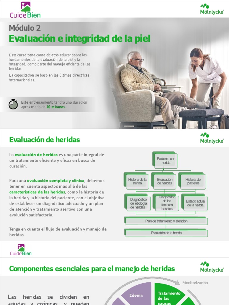 Modulo 2 - Evaluacion Cutanea Integral | PDF | Herida | Curación
