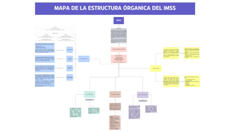 Mapa de La Estructura Órganica Del Imss | PDF