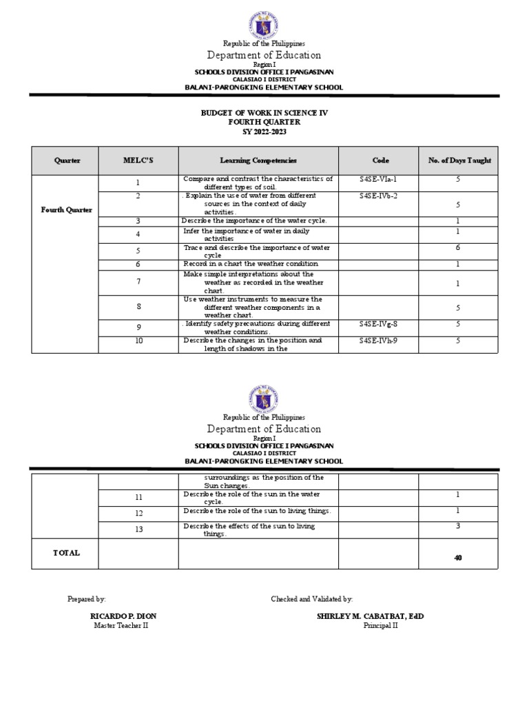 BOW-Science Q4 | PDF