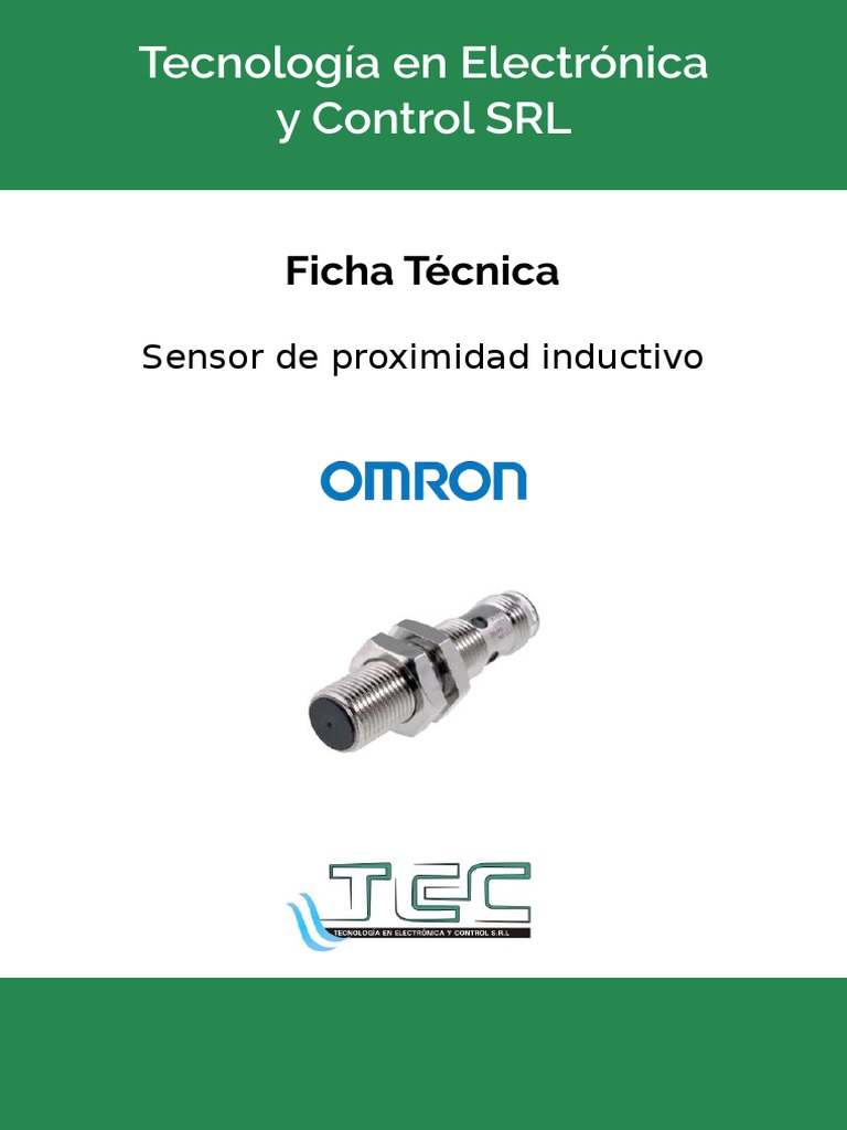 Ficha Sensor de Proximidad OMRON | PDF | Transistor de unión bipolar | Resistor