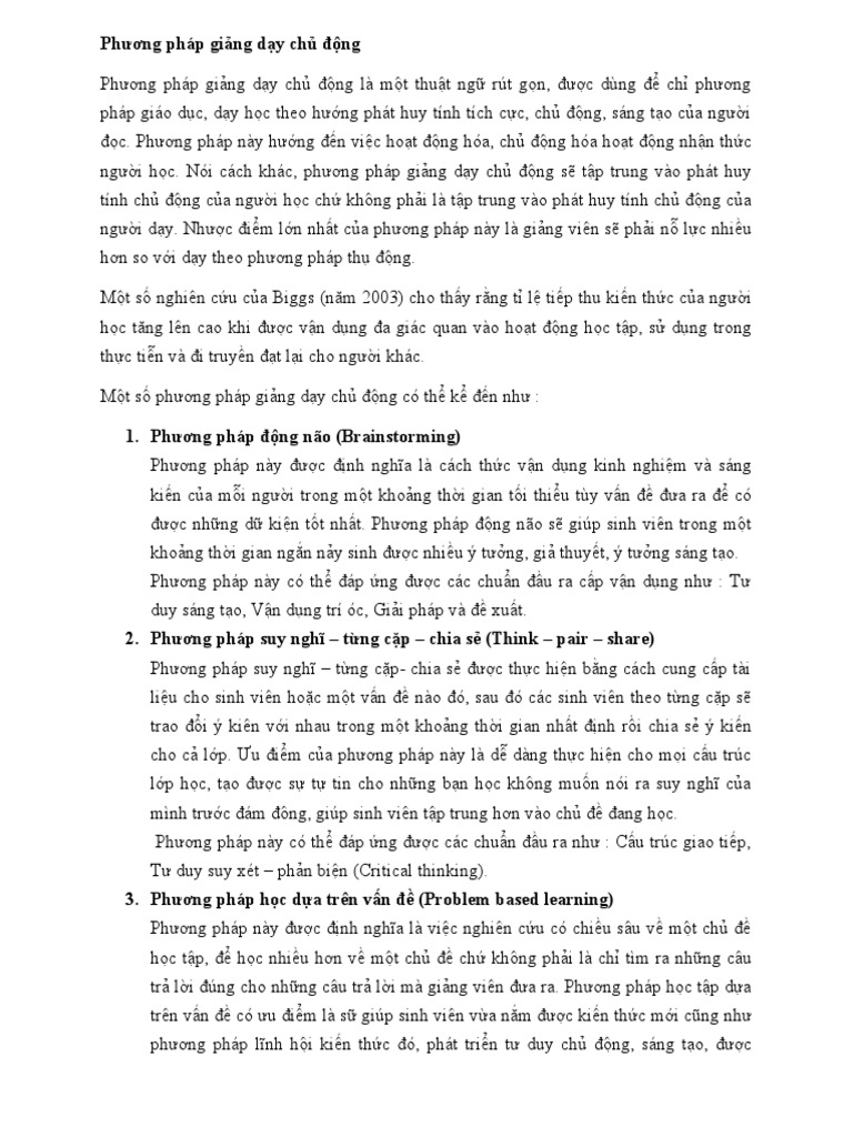 Nhóm Metric Phương Pháp Gi NG D y CH Đ NG | PDF