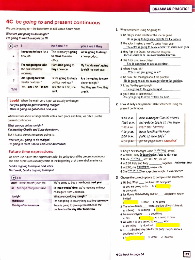 Present Progressive | PDF