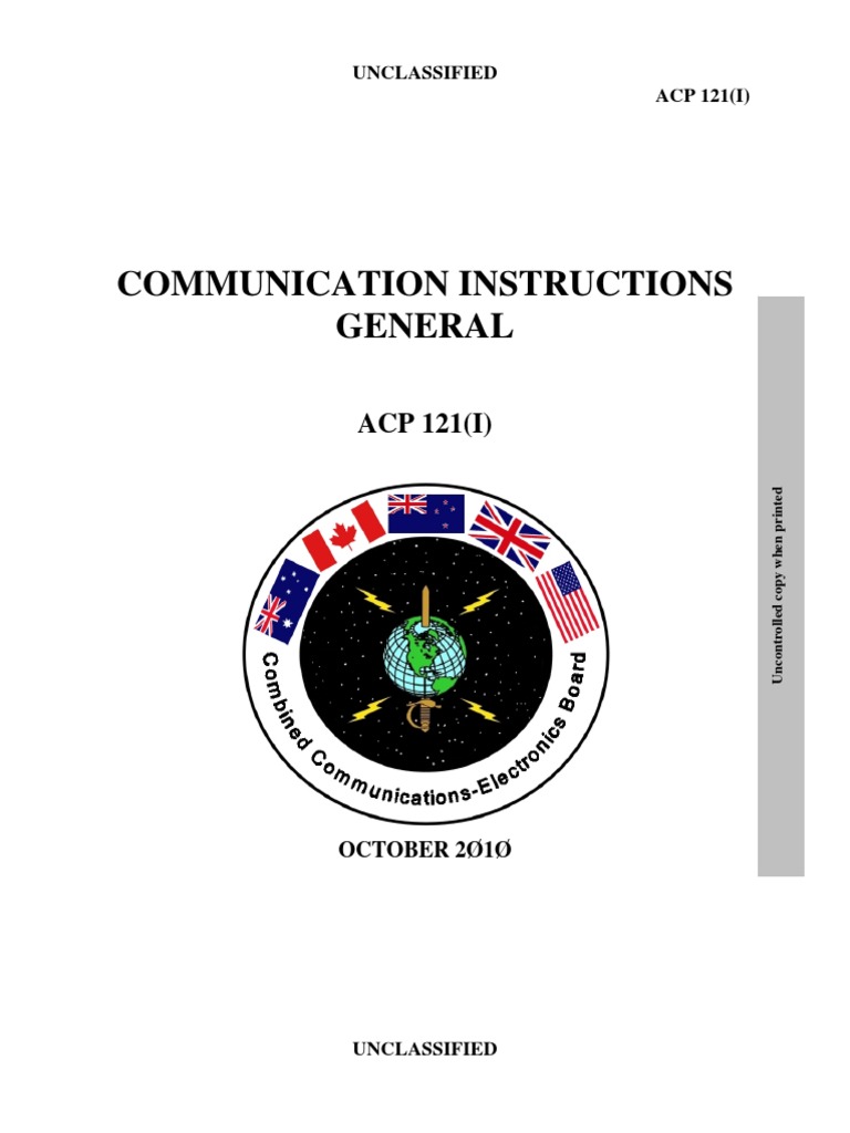 ACP121I | PDF | Mail | Communication