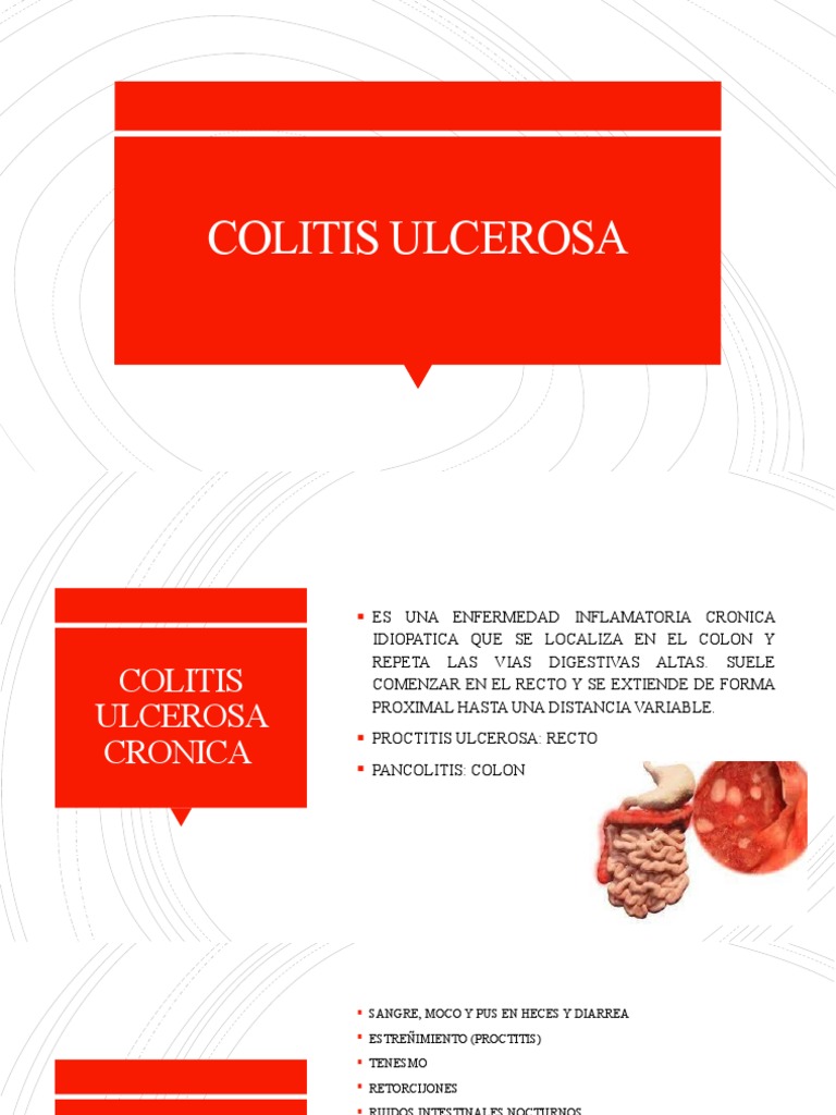 Colitis Ulcerosa: Síntomas y Tratamiento | PDF | Cuidado de la salud ...