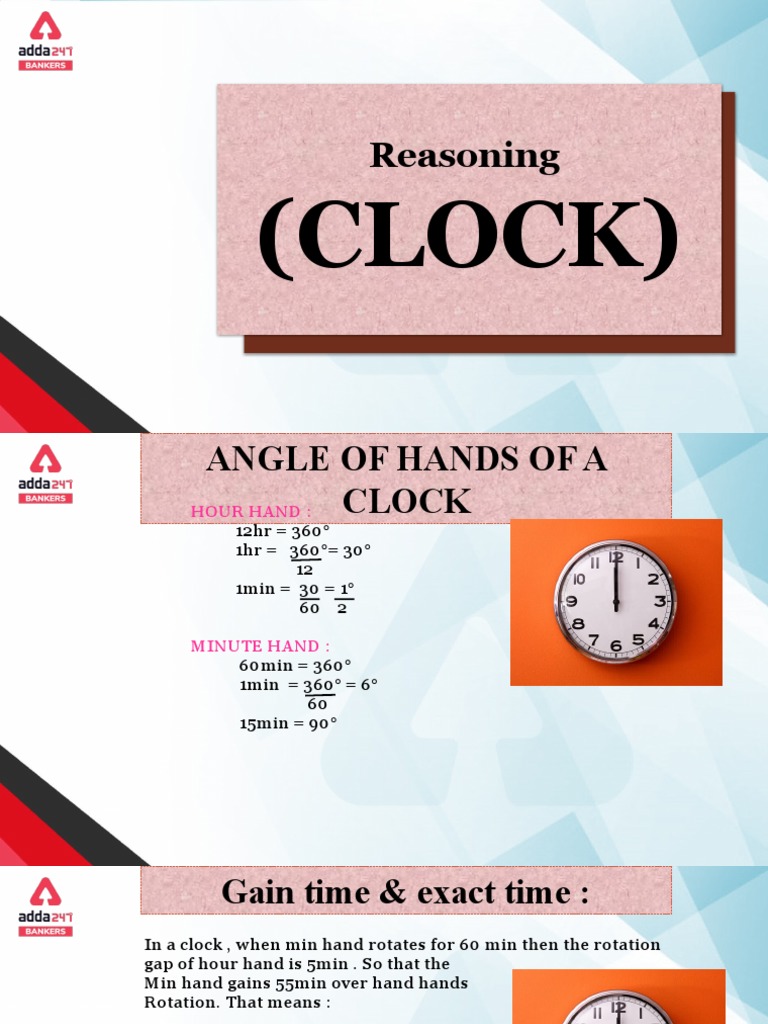 CLOCK | PDF | Clock | Hour
