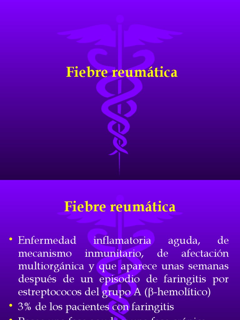 Fiebre Reumatica | PDF | Especialidades Medicas | Enfermedades ...