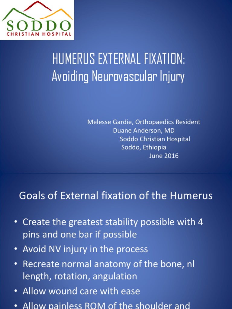 Ex Fix of Humerus Com | PDF | Elbow | Musculoskeletal System
