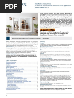Cortizo Bi Fold Plus Installation Guide | PDF | Door | Window