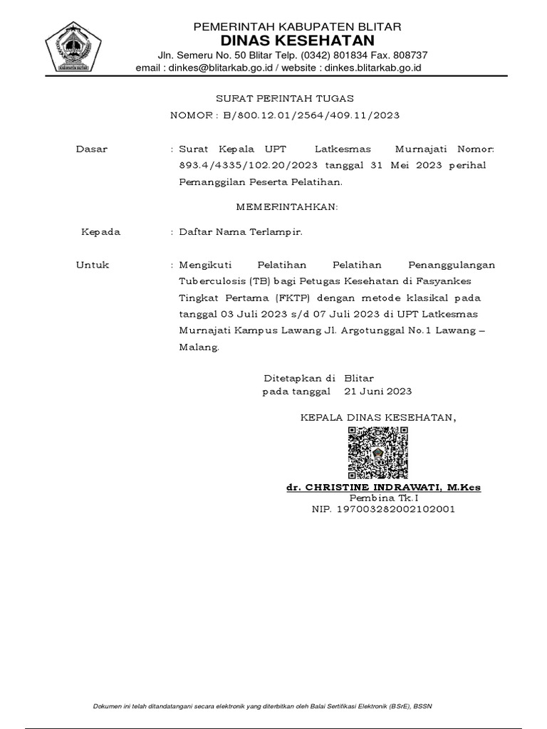 Surtug Dan Komitmen M.rizza Irshad Perdana PKM Sutojayan | PDF