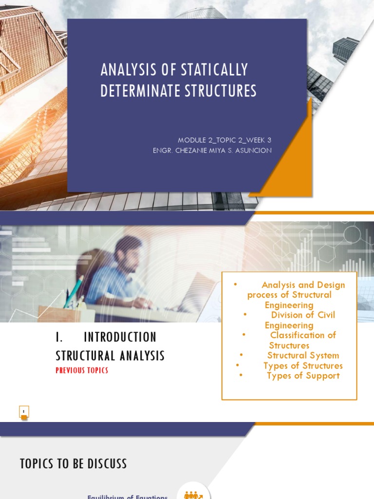 Analysis of Statically Determinate Structures: Module 2 - Topic 2 ...
