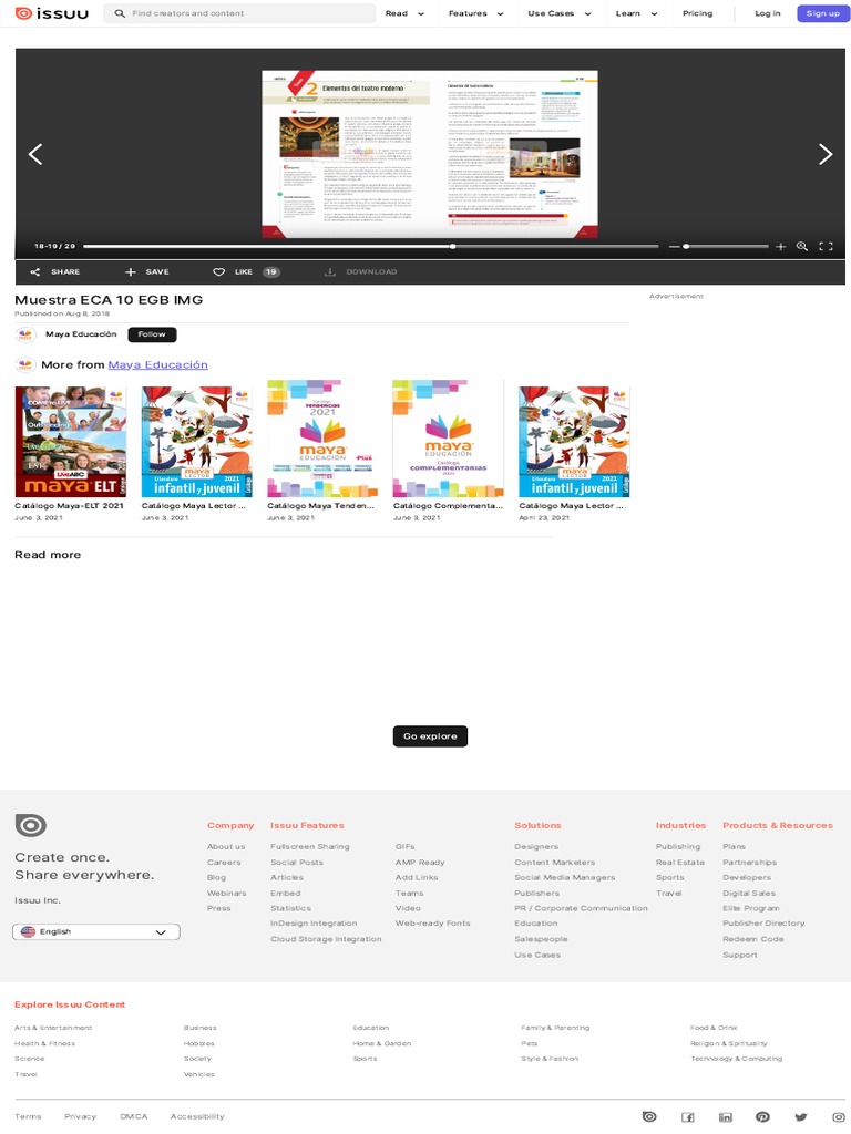 Muestra ECA 10 EGB IMG by Maya Educación - Issuu | PDF | Mass Media | Communication