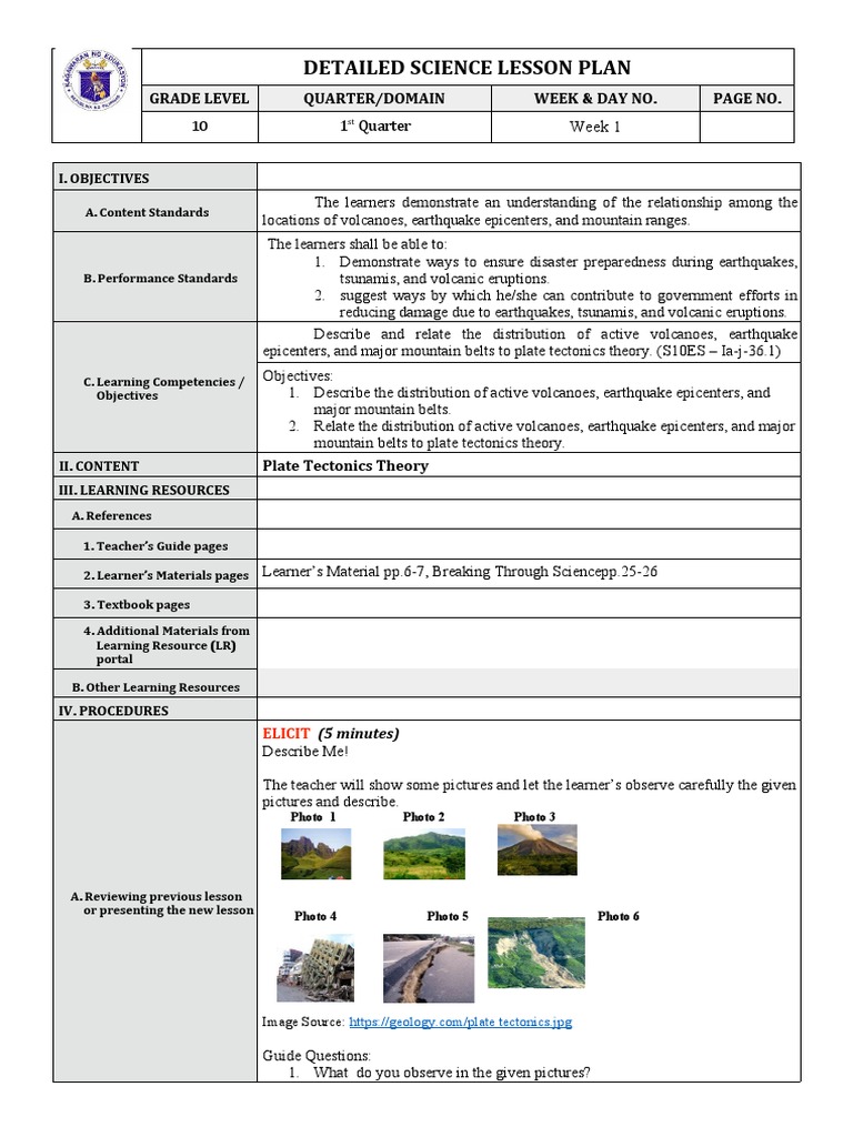 DLP Science Sample | PDF | Earthquakes | Volcano