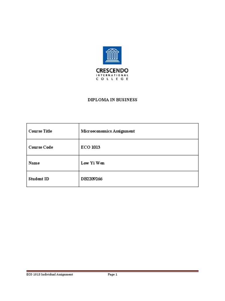 ECO Individual Ass | PDF | Airlines | Market (Economics)