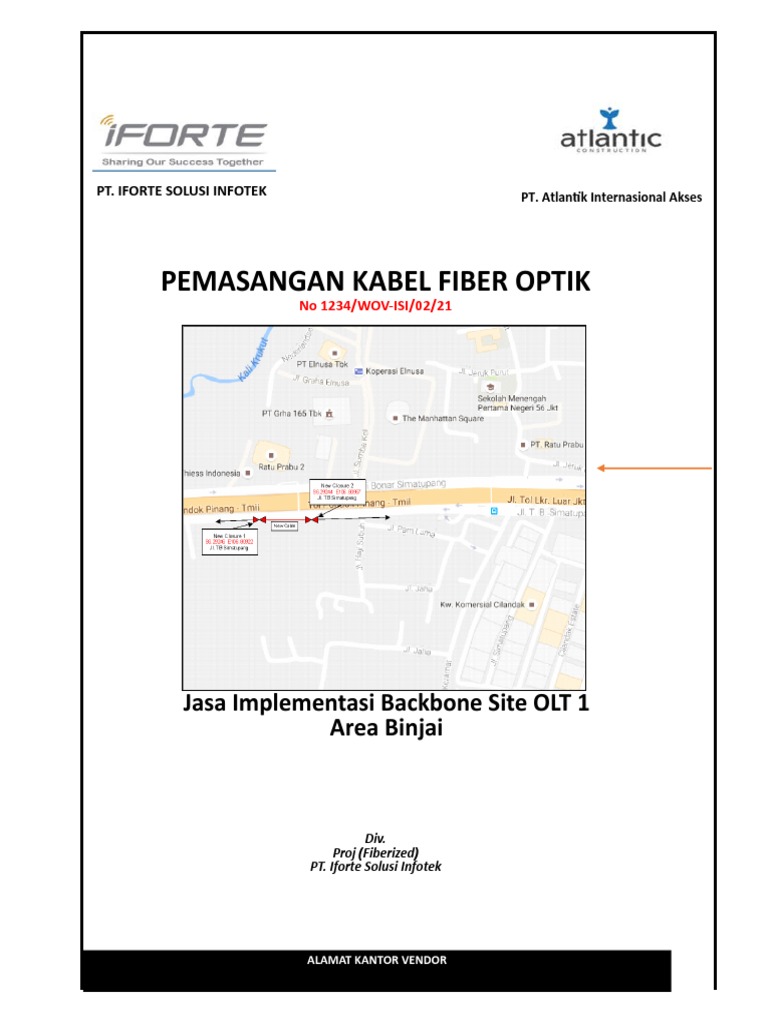 Template BAST Reguler OLT 1 | PDF