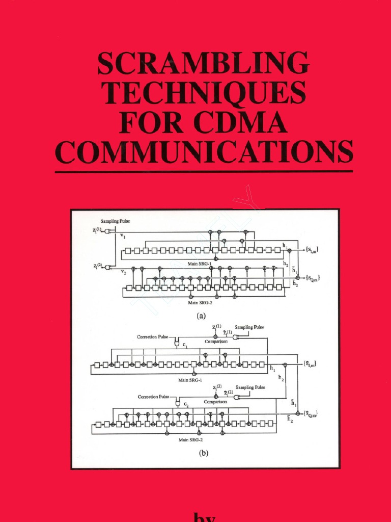 Scrambling Techniques For CDMA Communications | PDF | Cellular Network ...