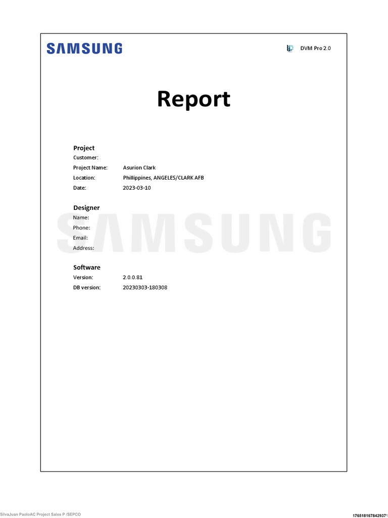 Asurion Clark HVAC Project Report | PDF | Applied And Interdisciplinary ...