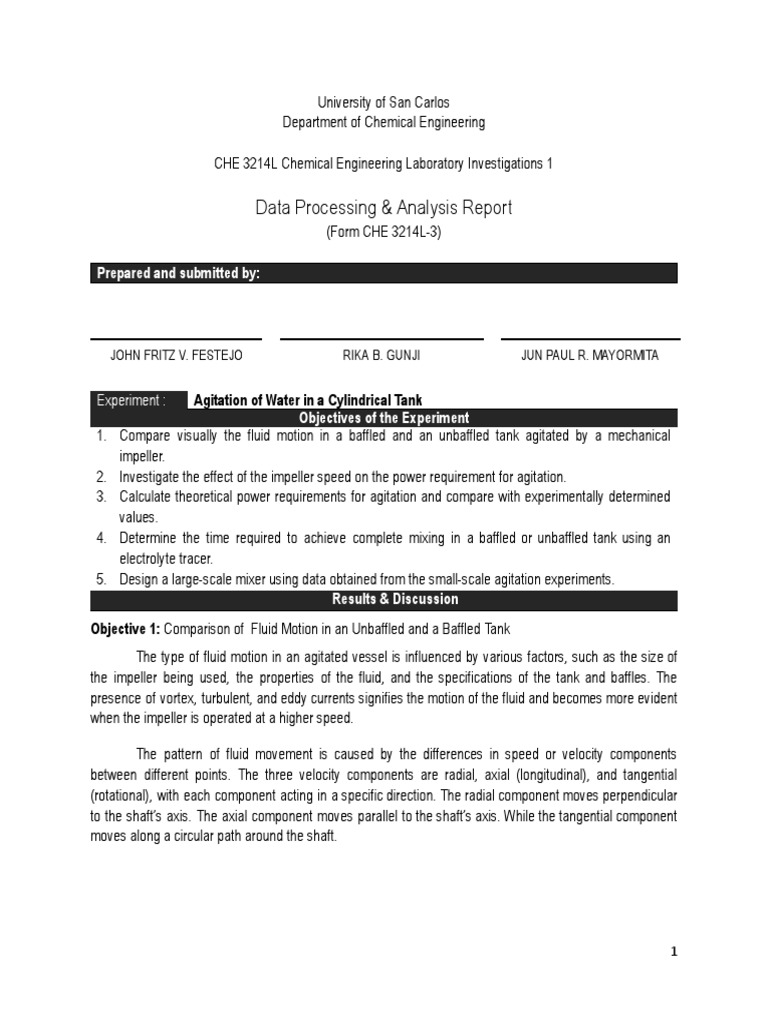 DPAR Agitation | PDF | Vortices | Fluid Dynamics