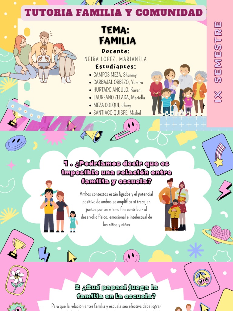 1 - ¿Podríamos Decir Que Es Imposible Una Relación Entre Familia y Escuela | PDF | Familia