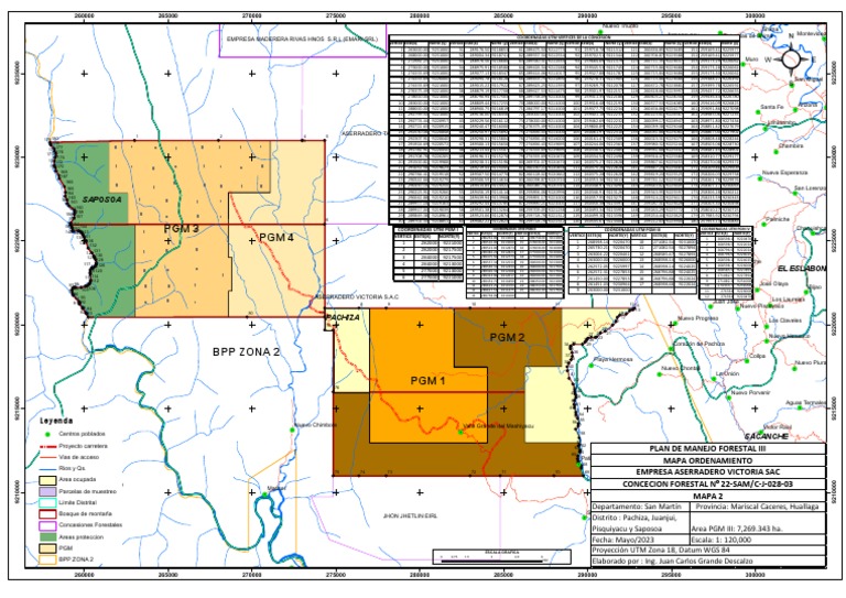 Forest Management Plan Map - PGM III | PDF