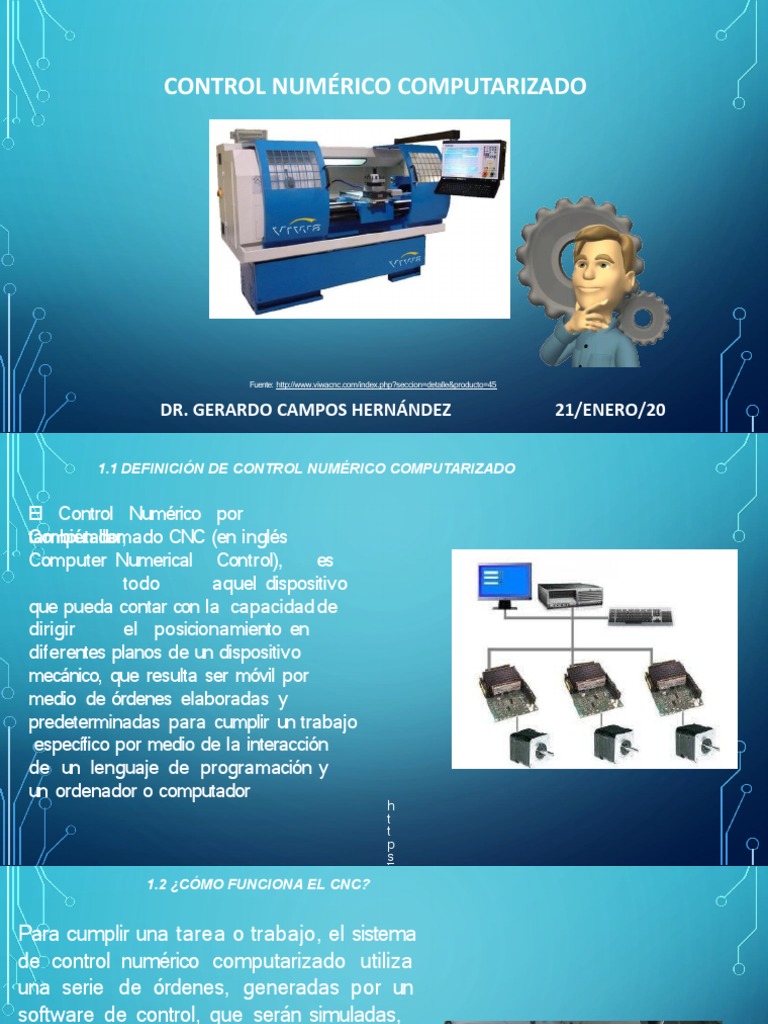 Control Numérico Computarizado: Dr. Gerardo Campos Hernández 21/ENERO/20 | PDF | Control ...