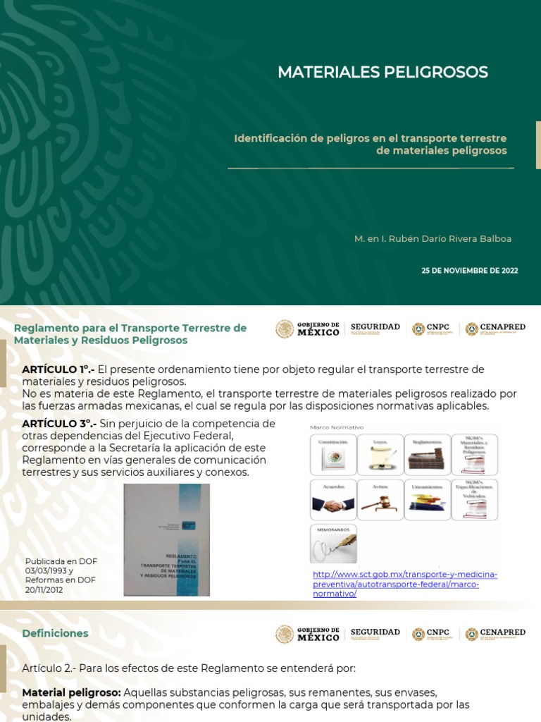 Tema 3 Materiales Peligrosos | PDF | Mercancías peligrosas | Residuos