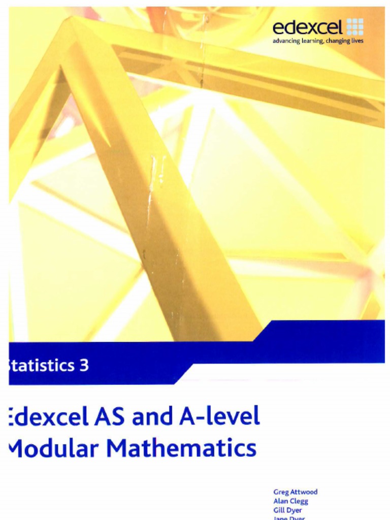 Edexcel AS&Alevel Statistics S3 | PDF