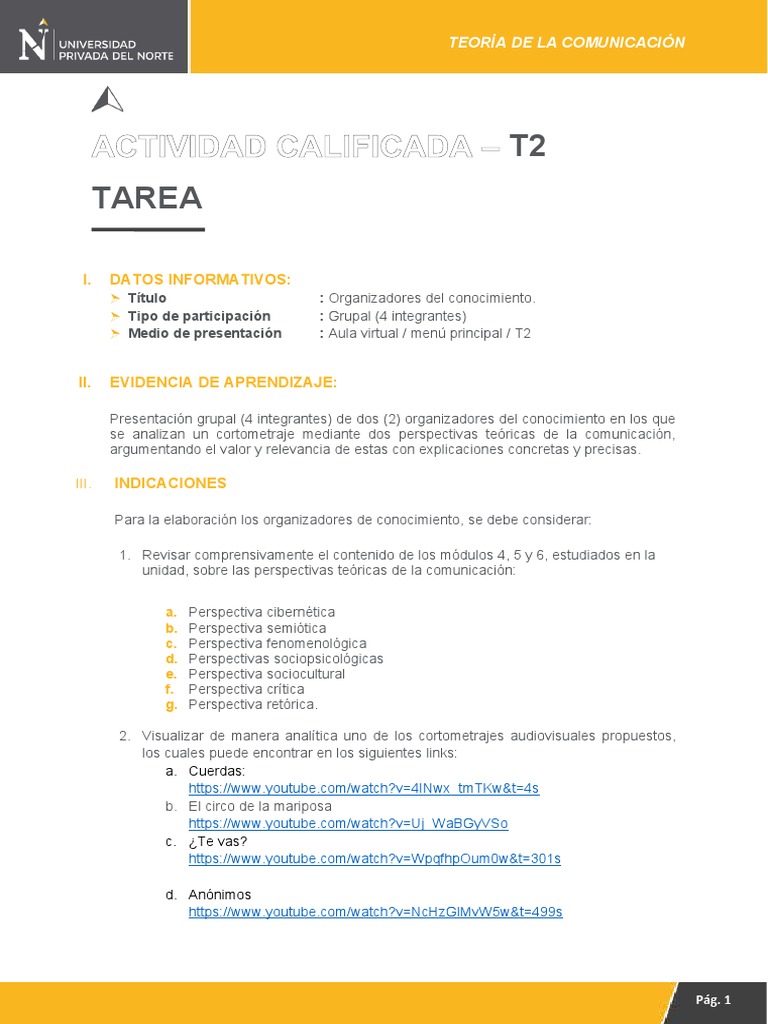 Comu 1201 T2 | PDF | Ensayos | Comunicación