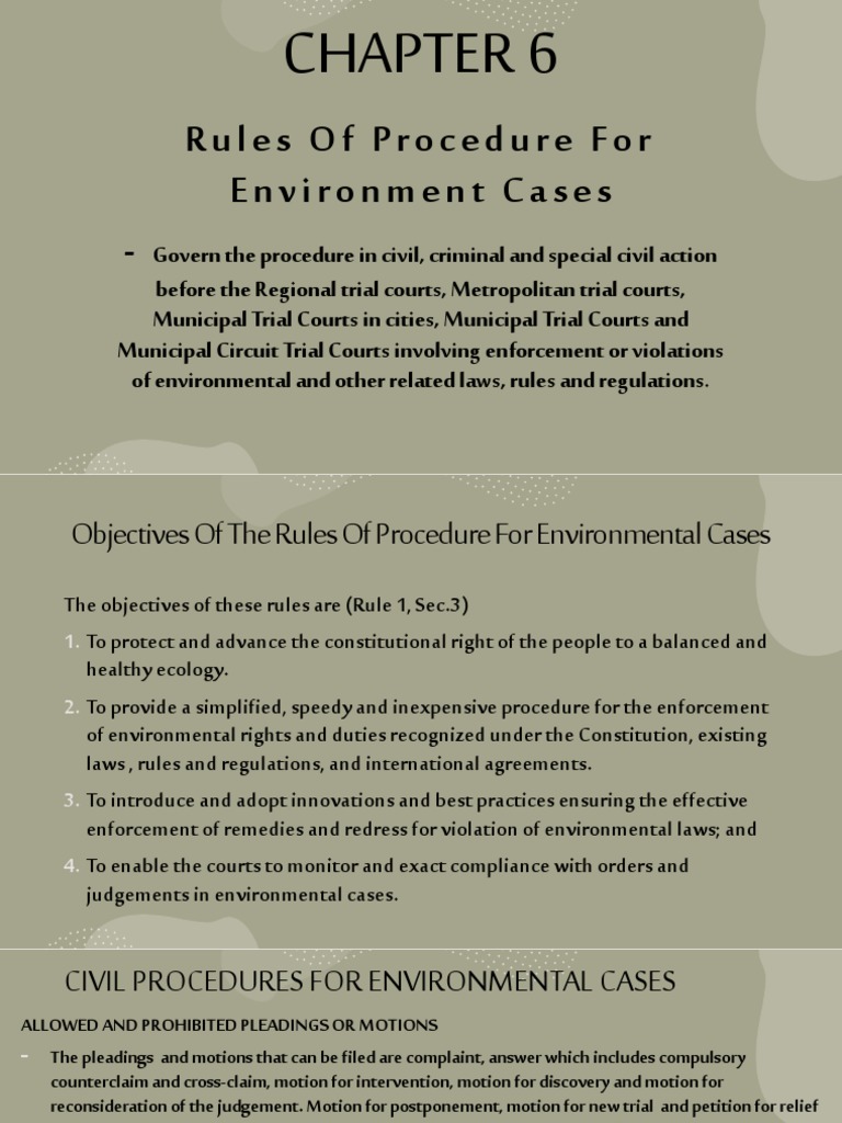 Chapter 6 | PDF | Injunction | Complaint