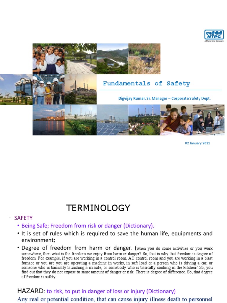 Fundamentals of Safety 02 Jan 2021- Study Material | PDF | Safety | Hazards