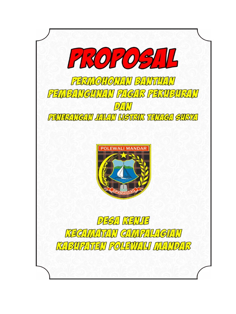 Proposal Rehab Kantor Desa | PDF