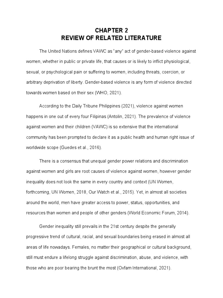 Group 2 Chapter 2 | PDF | Violence | Domestic Violence