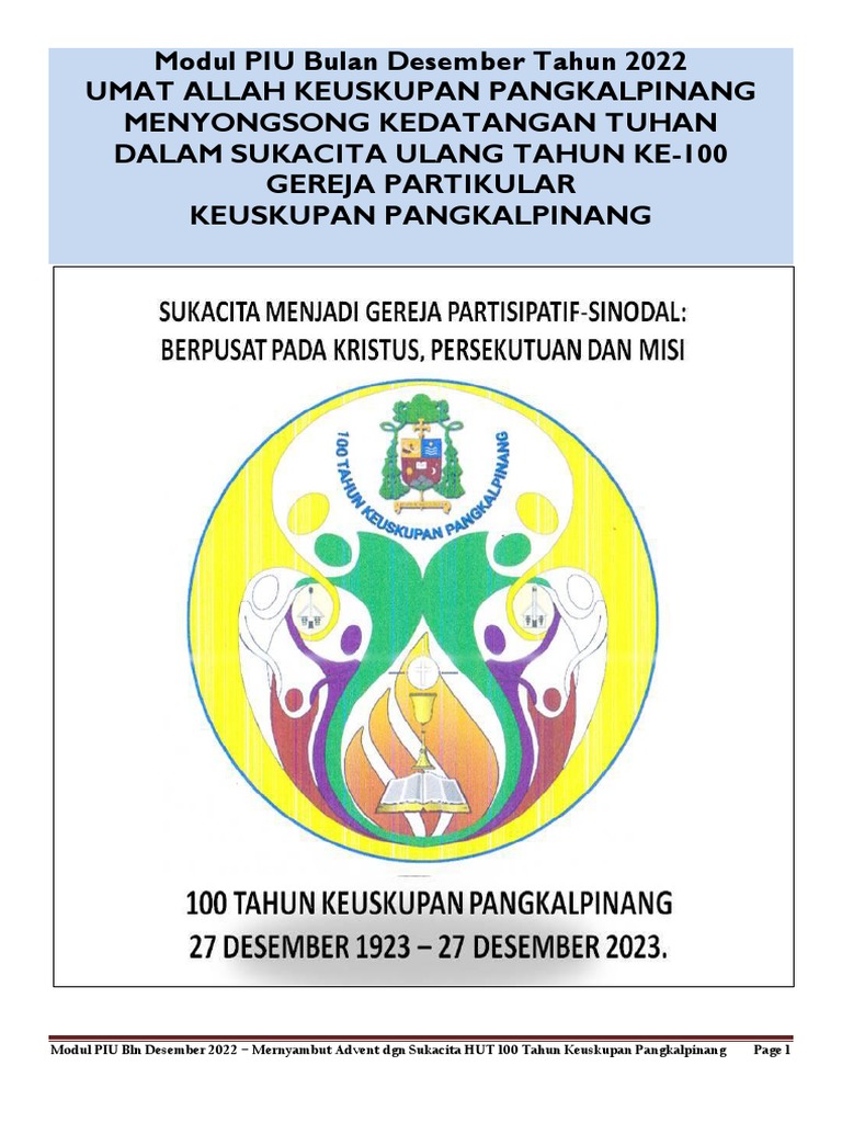 Modul PIU Desember 2022 | PDF