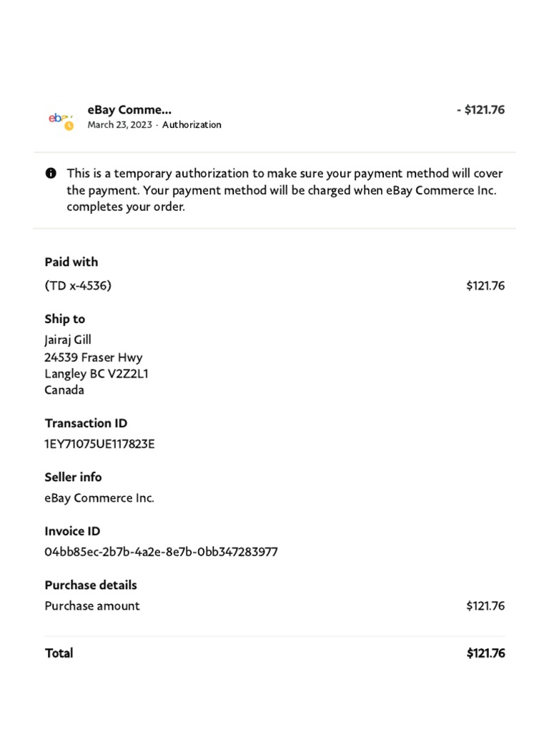 Hikvision Shop Dvr Invoice | PDF