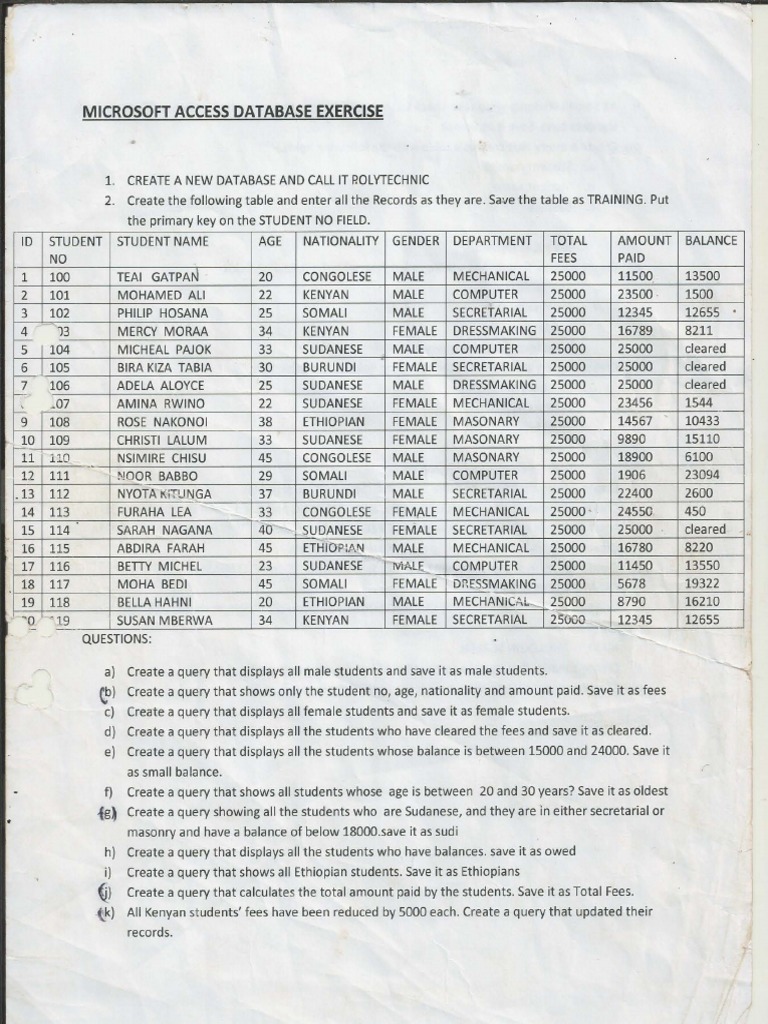 Access Practical Poly | PDF | Data Management Software | Computer Data