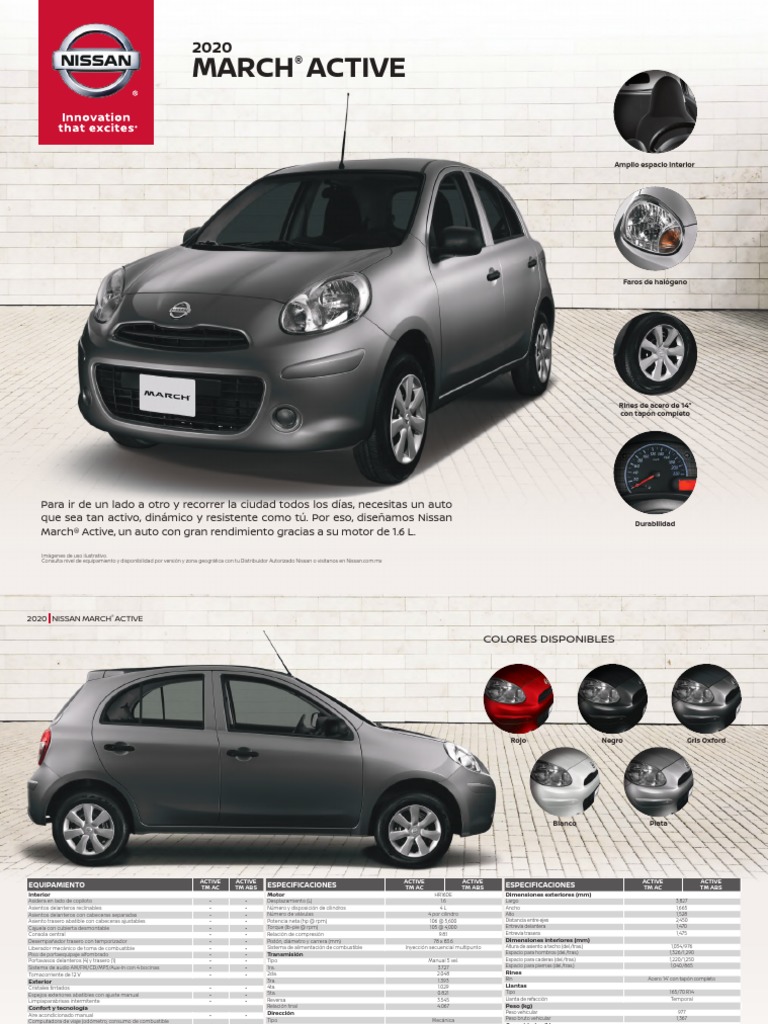 March Active 2020 Nissan | PDF | Transporte privado | Vehículos con ...