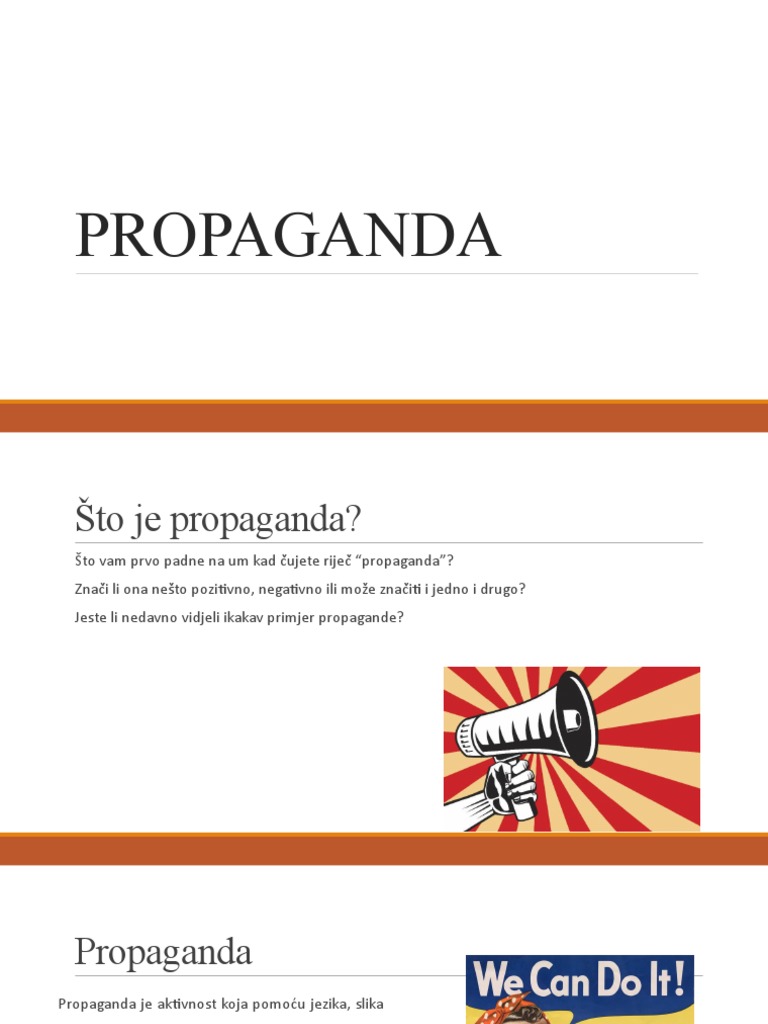 Propaganda | PDF