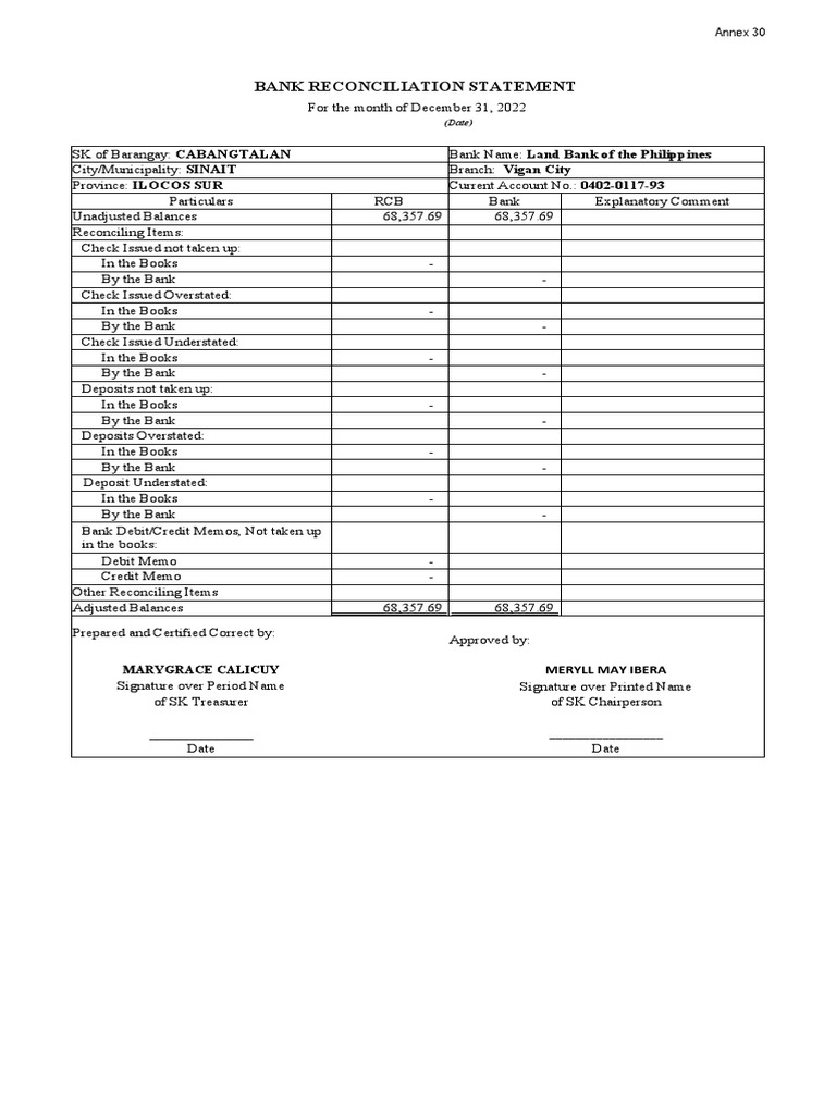 Annex 30 - BRS | PDF | Banks | Deposit Account
