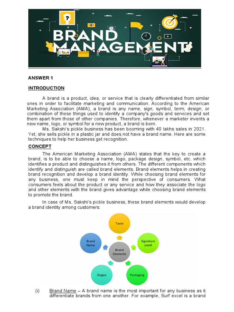 Brand Management | PDF | Brand | Marketing