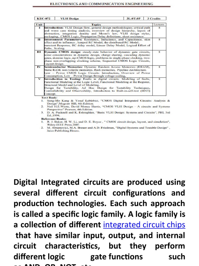 Vlsi Unit 3 | PDF | Cmos | Logic Gate