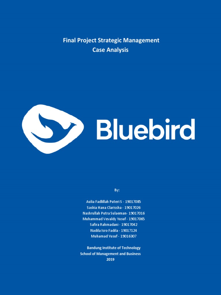 Final Project Report - Blue Bird - 2201 | PDF | Petroleum | Strategic Management