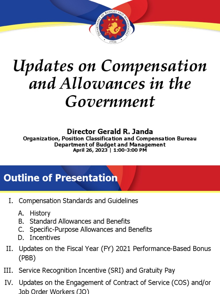Updates On Compensation and Allowances in The Government | PDF ...