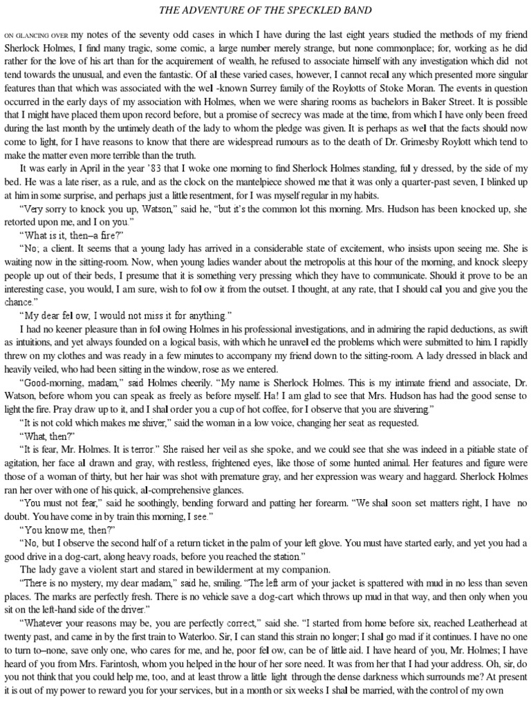 The Complete Sherlock Holmes - Sir Arthur Conan Doyle-185-195 | PDF ...