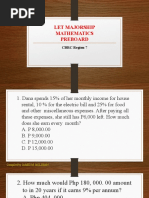 LET Reviewer Mathematics General Education | PDF