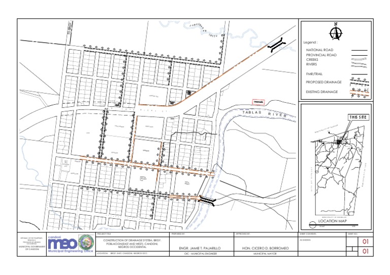 Candon Drainage System Map | PDF