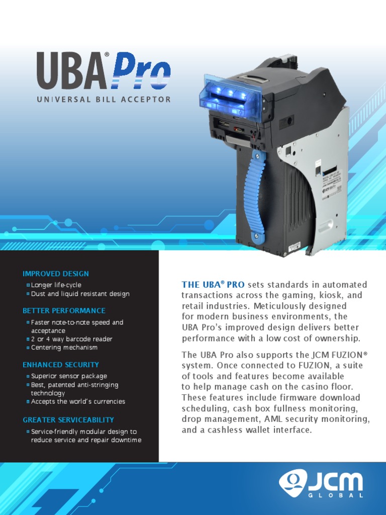 JCM Uba Pro | PDF | Electrical Engineering | Manufactured Goods