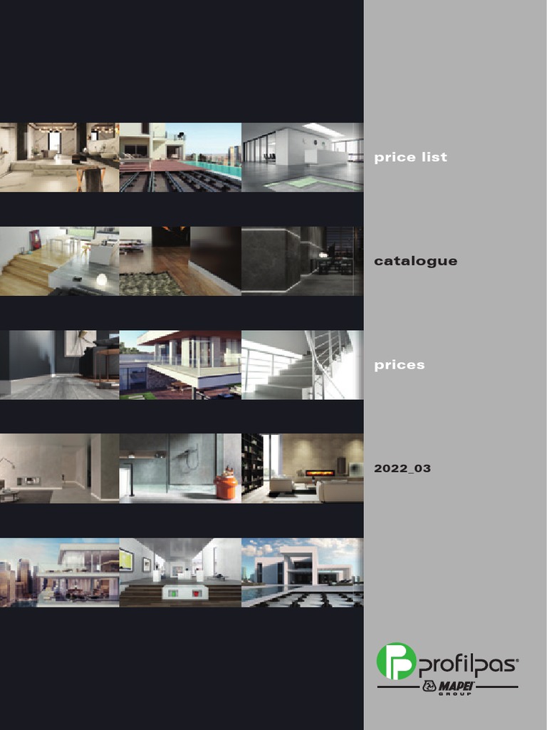 Profilpas Catalogue Price List 2022-03-072dpi 25-10-2022 | PDF | Color ...