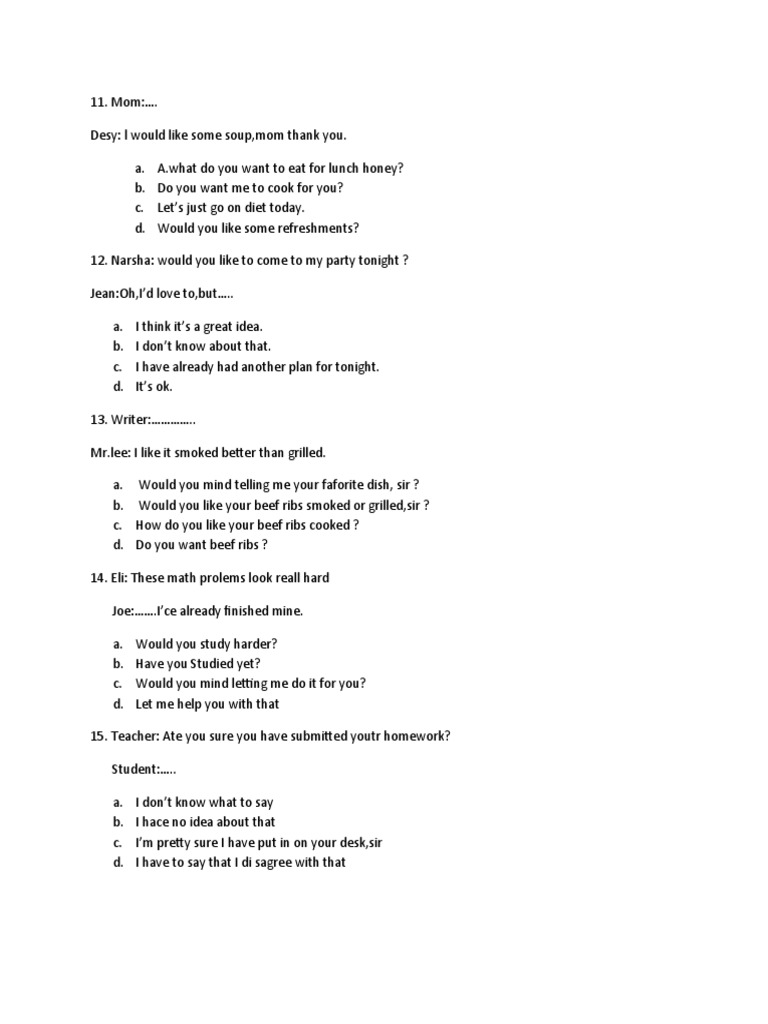 Soal Bahasa Inggris Pdf